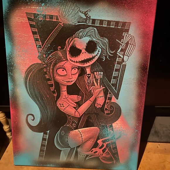 Art | Jack And Sally Painting | Poshmark